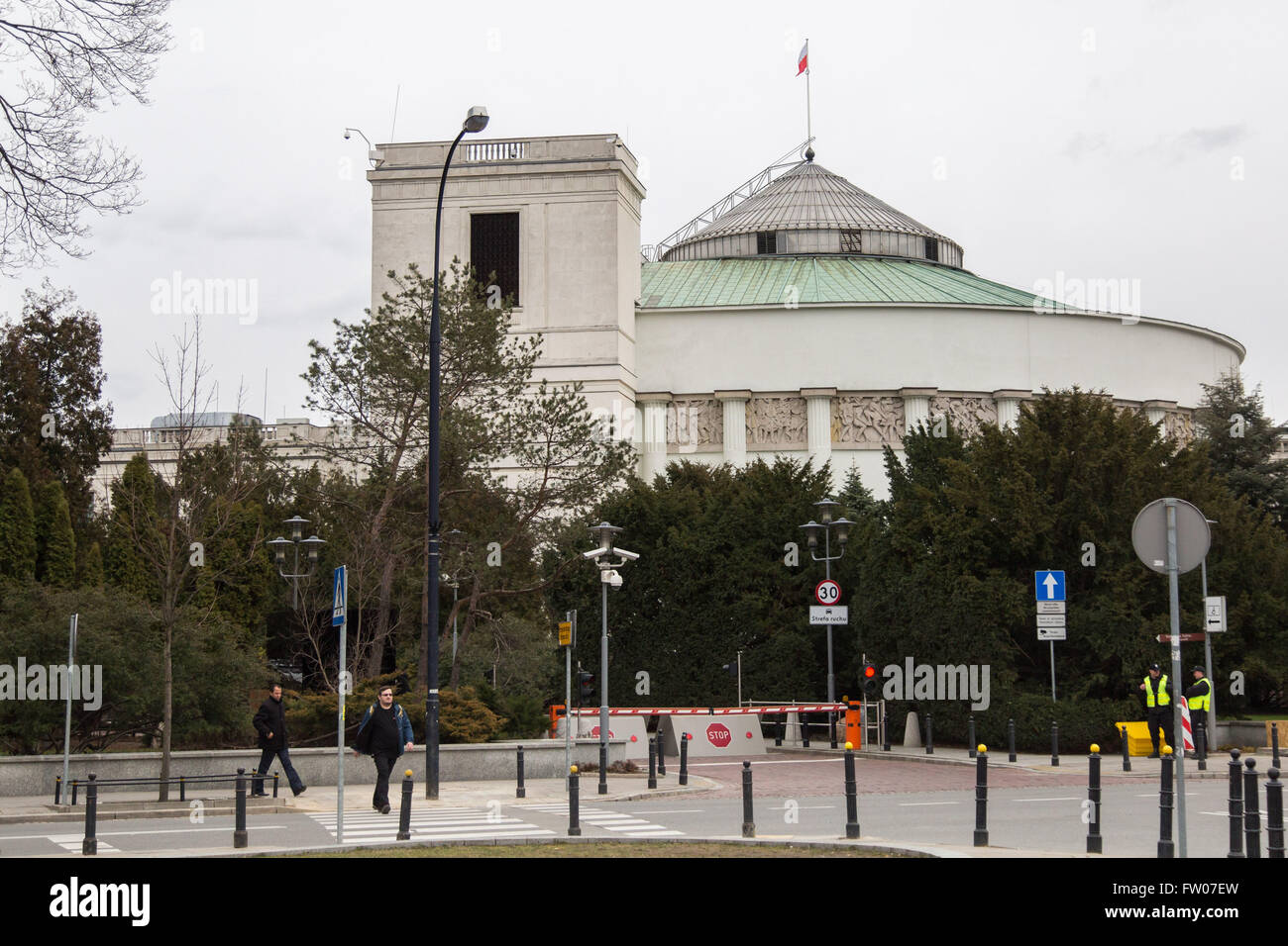 Warsaw, Poland. 30th Mar, 2016. Polish parliament building © Mateusz ...