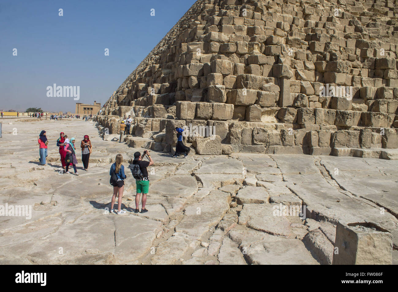 April 30, 2016 - Foreign tourists snapping pictures of the Great ...