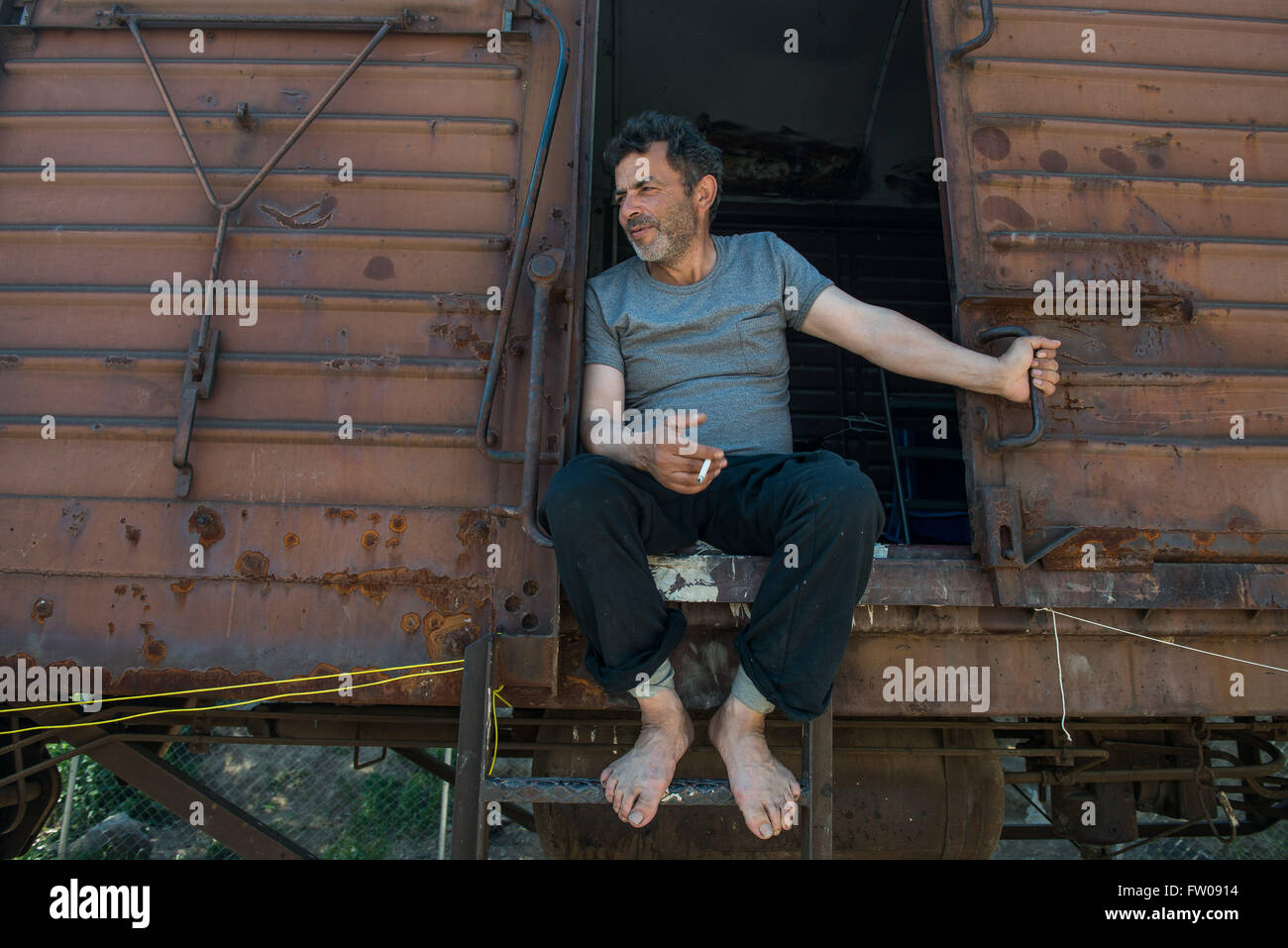 Wagon train migration hi-res stock photography and images - Alamy