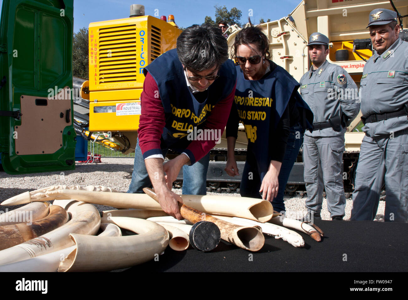Roma, Italy. 31st Mar, 2016. The Ministry of Environment for the first ...