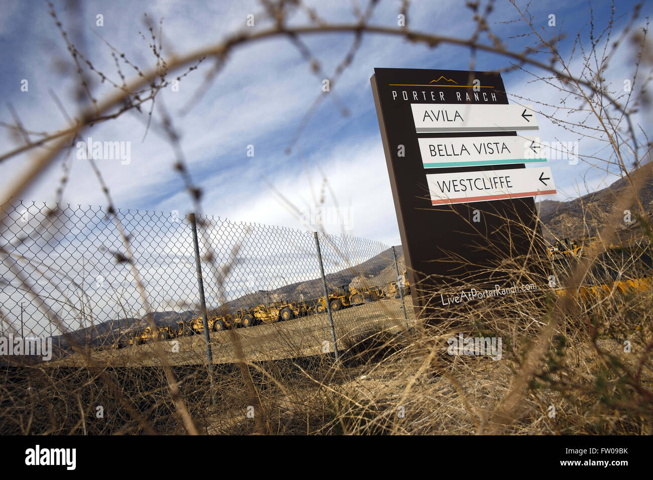 Los Angeles, California, USA. 3rd Jan, 2016. Signage directs ...