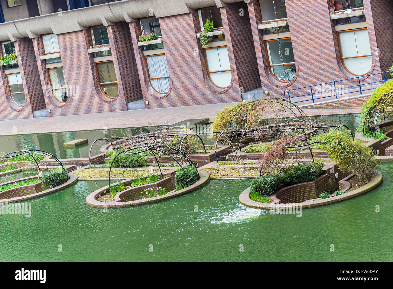 Barbican water gardens hi-res stock photography and images - Alamy