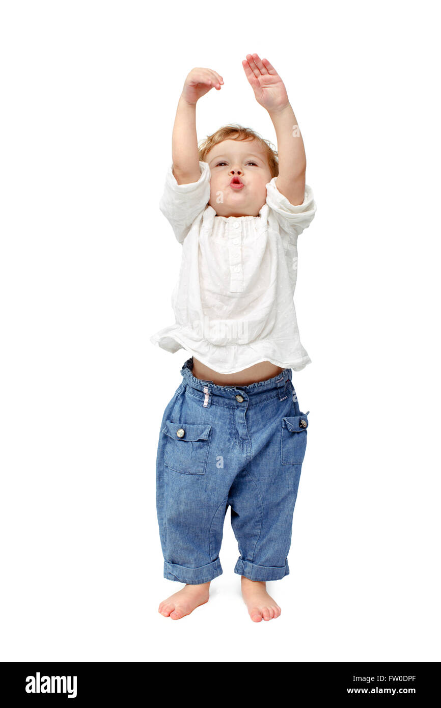 Cute baby clapping hands smiling hi-res stock photography and images ...