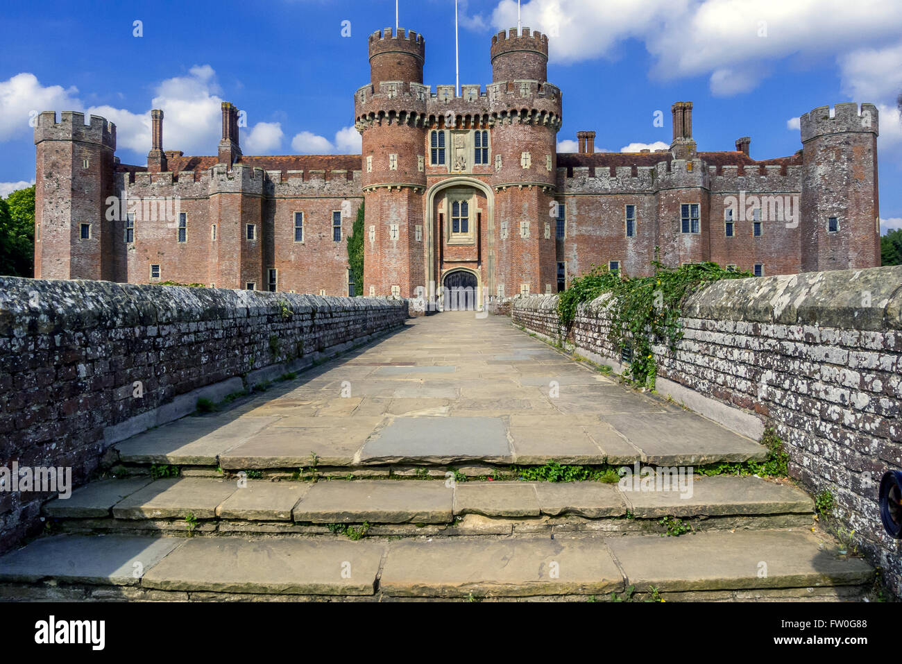 Herstmonceux Castle in southern England Stock Photo - Alamy