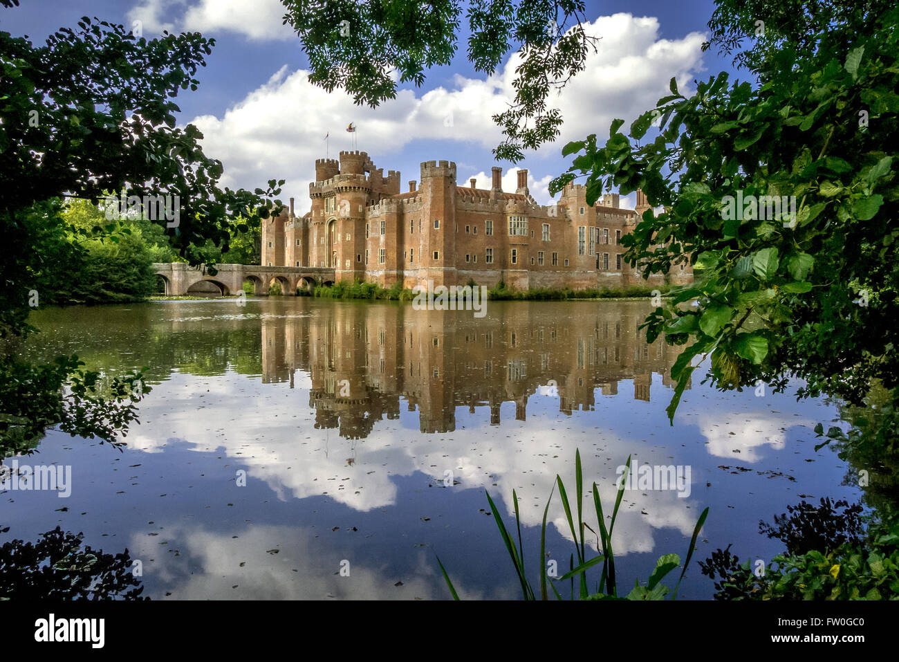 Herstmonceux Castle in southern England Stock Photo - Alamy