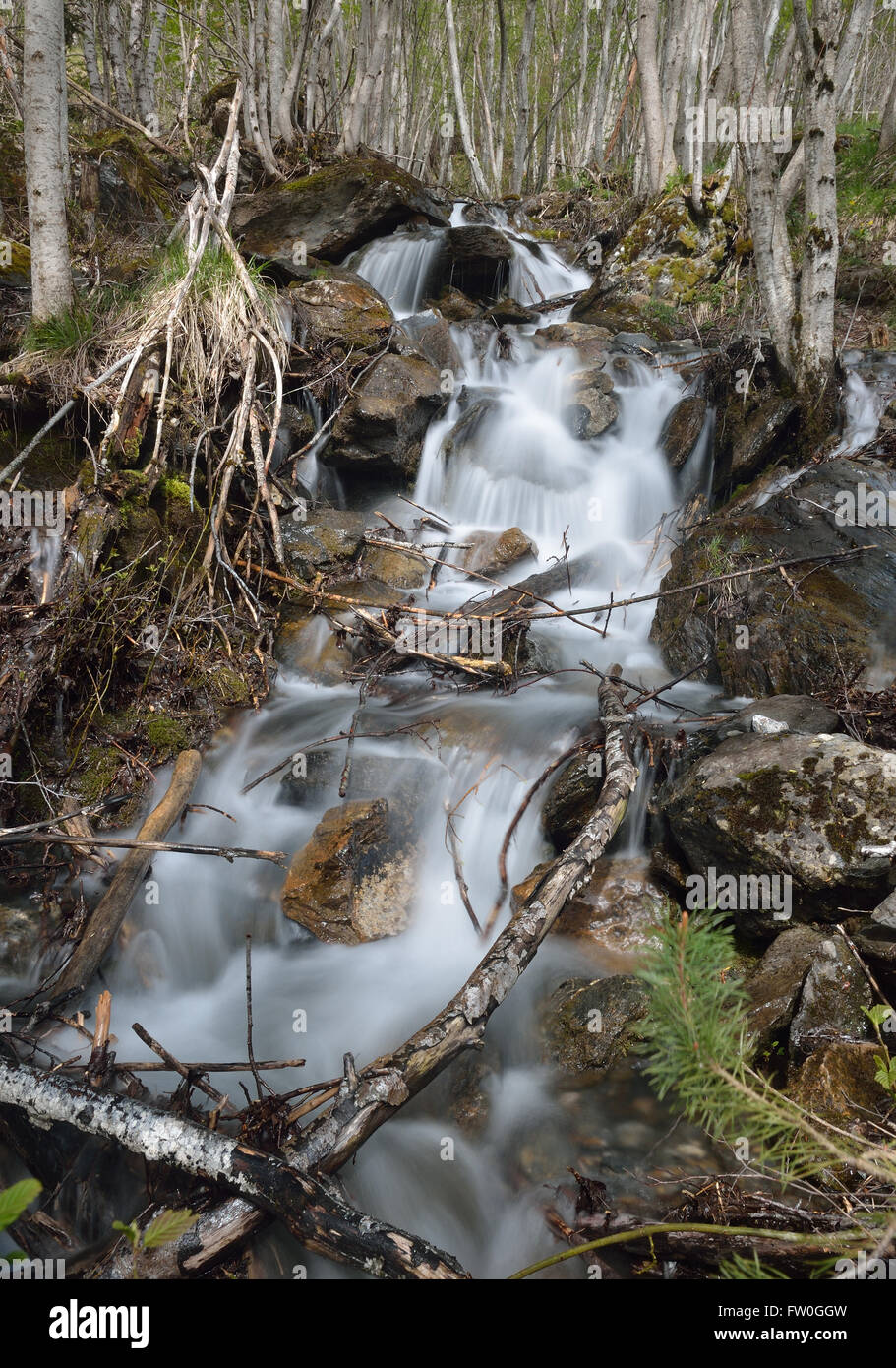 Slope cascade hi-res stock photography and images - Alamy