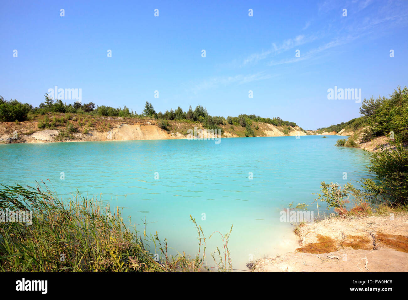 artificial lake , Belarus Stock Photo - Alamy