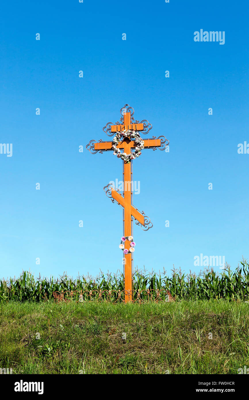 Russian orthodox cross hi-res stock photography and images - Alamy