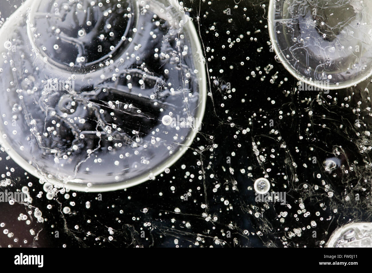 Beautiful ice bubble macro hi-res stock photography and images - Alamy