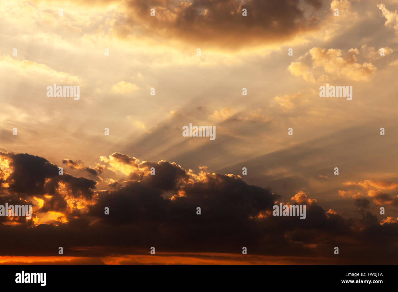 the sky during sunset Stock Photo - Alamy