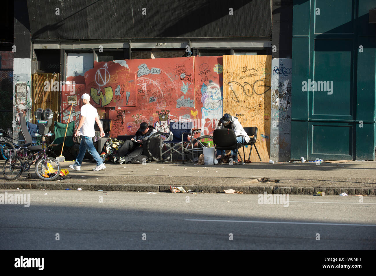 Vancouver downtown east side Stock Photo - Alamy