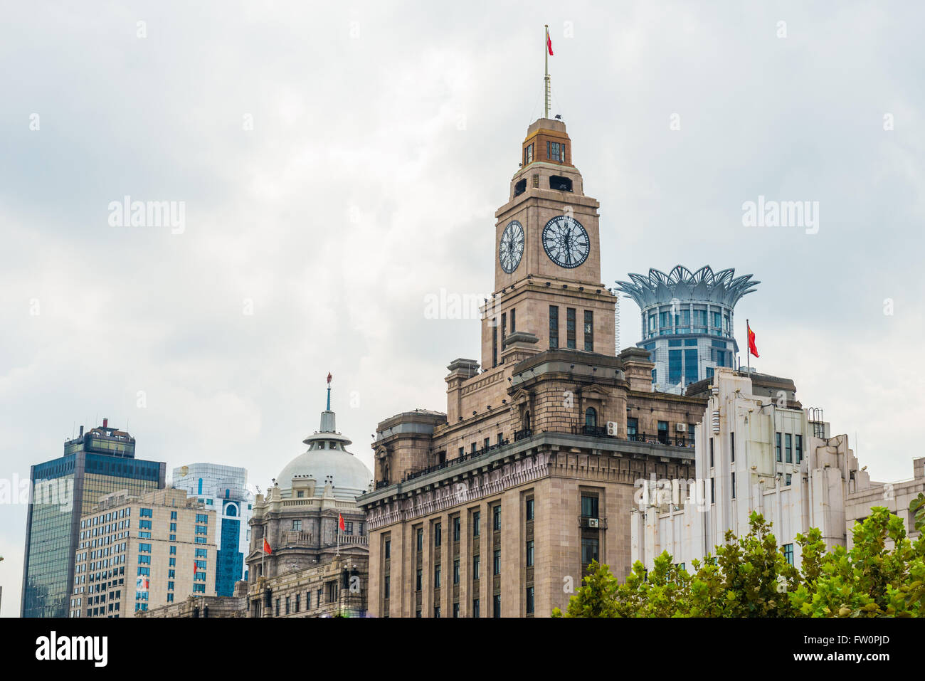 Shanghai Bund historical buildings,China Stock Photo - Alamy