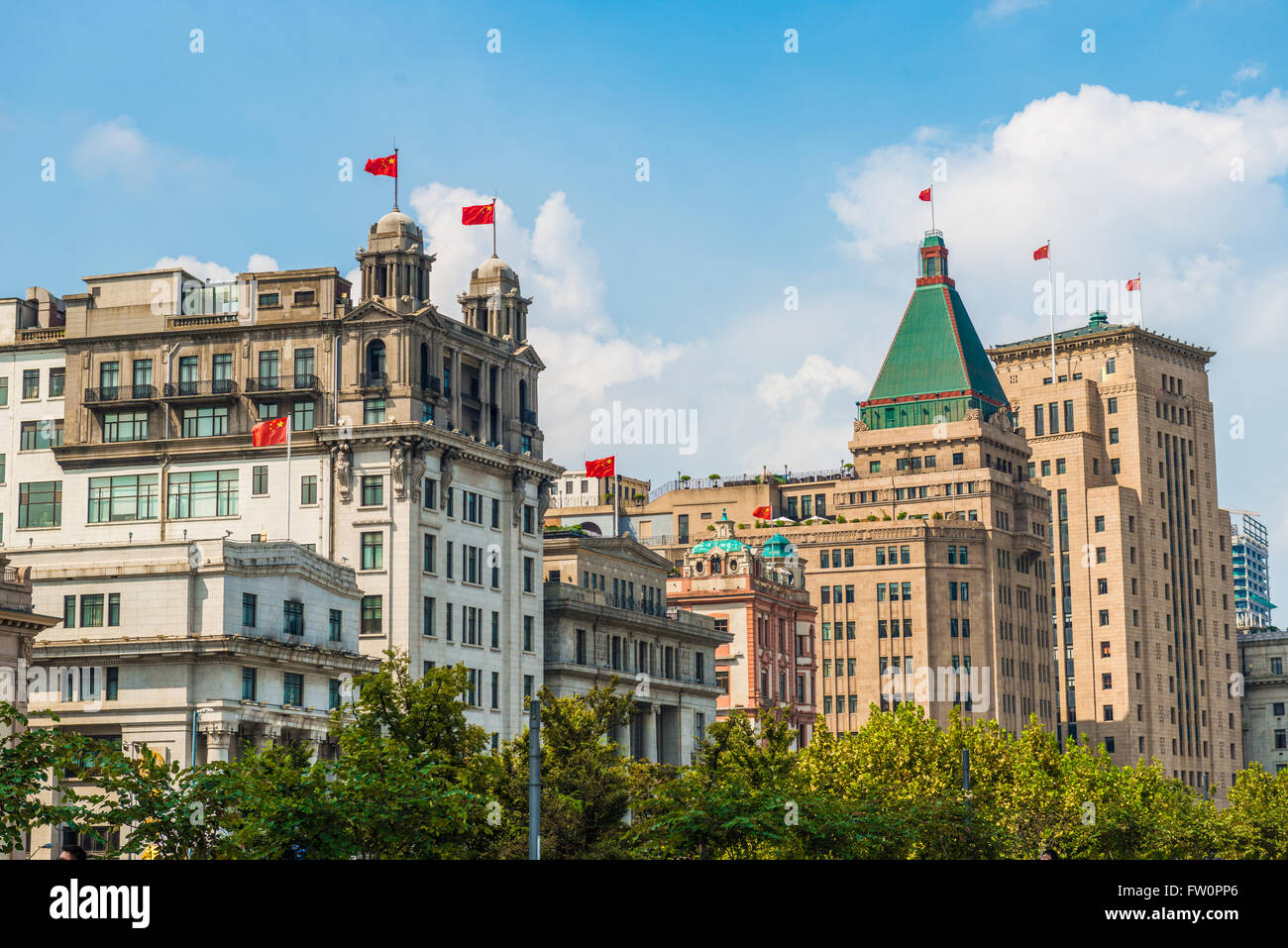 Shanghai Bund historical buildings,China Stock Photo - Alamy
