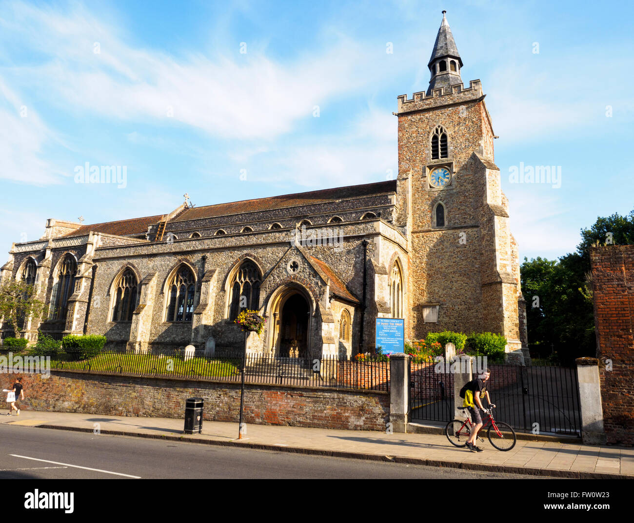 The Parich Church of St. James the Great - Colchester, England Stock ...