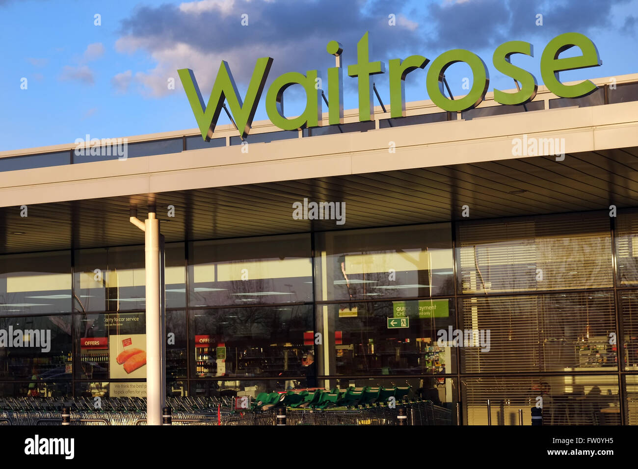 Waitrose grocery store hi-res stock photography and images - Alamy
