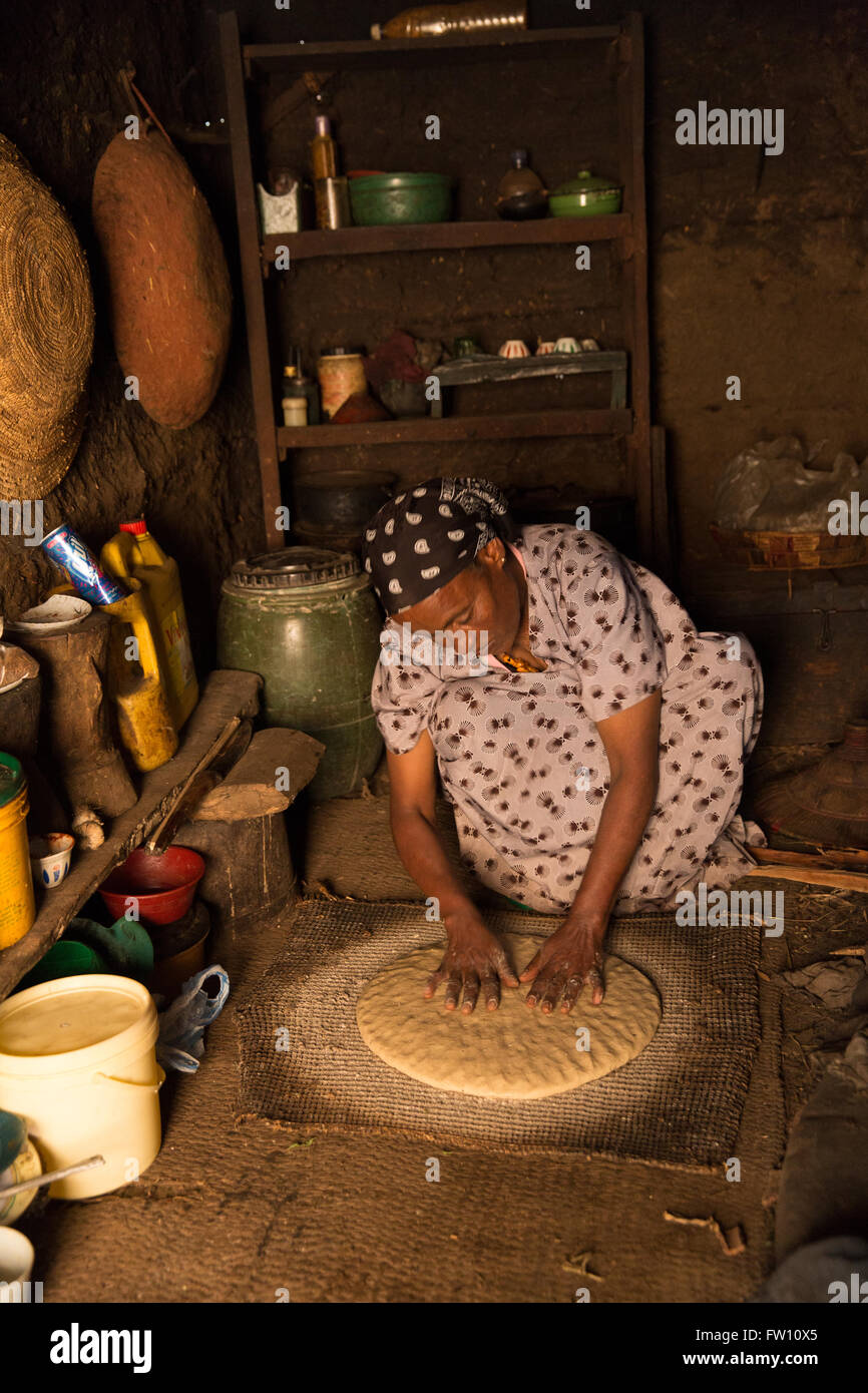 Gibi village Gurage, Ethiopia, October 2013 Maraganesh Waldemikel, 60 ...