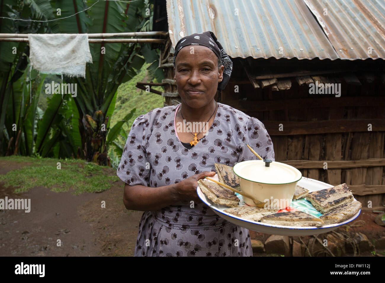 Gibi village Gurage, Ethiopia, October 2013 Maraganesh Waldemikel, 60 ...