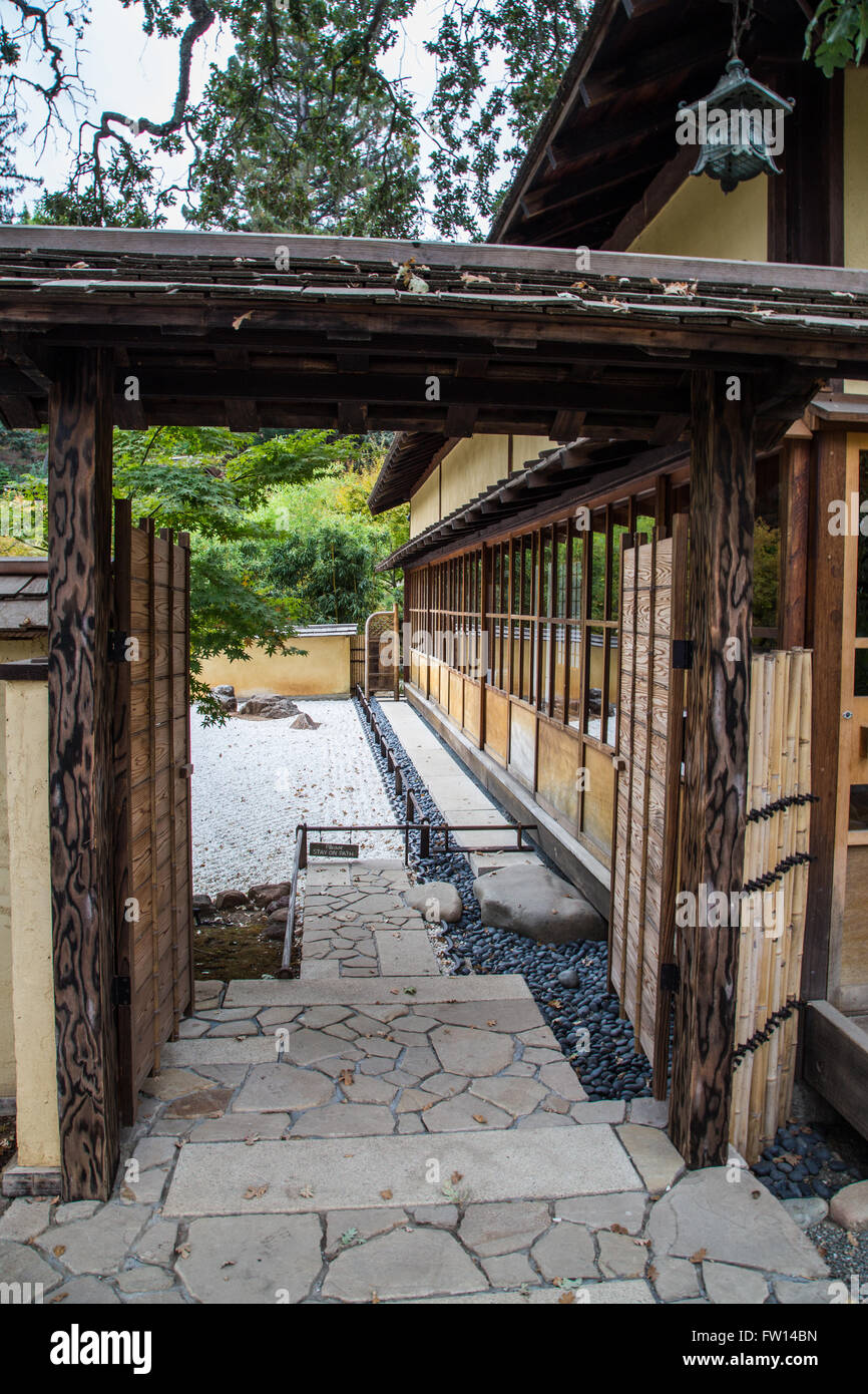 Japanese Tea House Stock Photo - Alamy