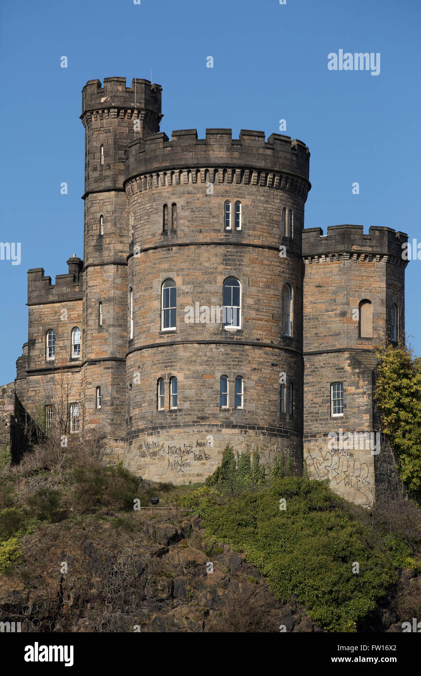 The Governor's House on Calton Hill in Edinburgh, Scotland. The ...