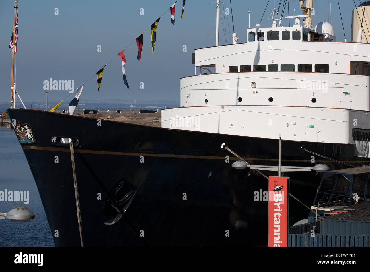 The Royal Yacht Britannia in Edinburgh, Scotland Stock Photo - Alamy