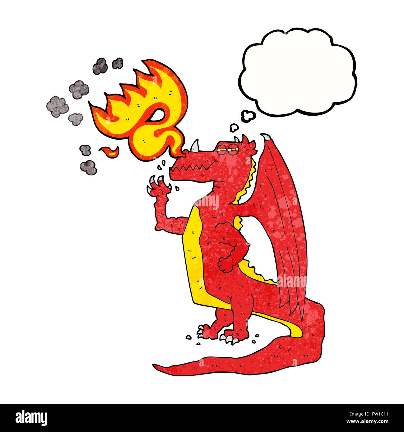 Welsh dragon quirky Cut Out Stock Images & Pictures - Alamy