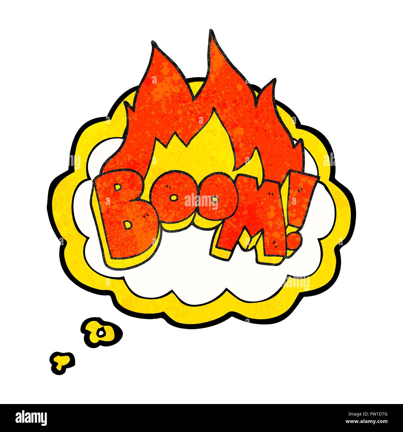 Freehand drawn cartoon boom symbol Stock Vector Images - Alamy