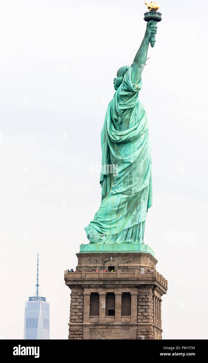 The Statue of Liberty is a colossal neoclassical sculpture on Liberty ...
