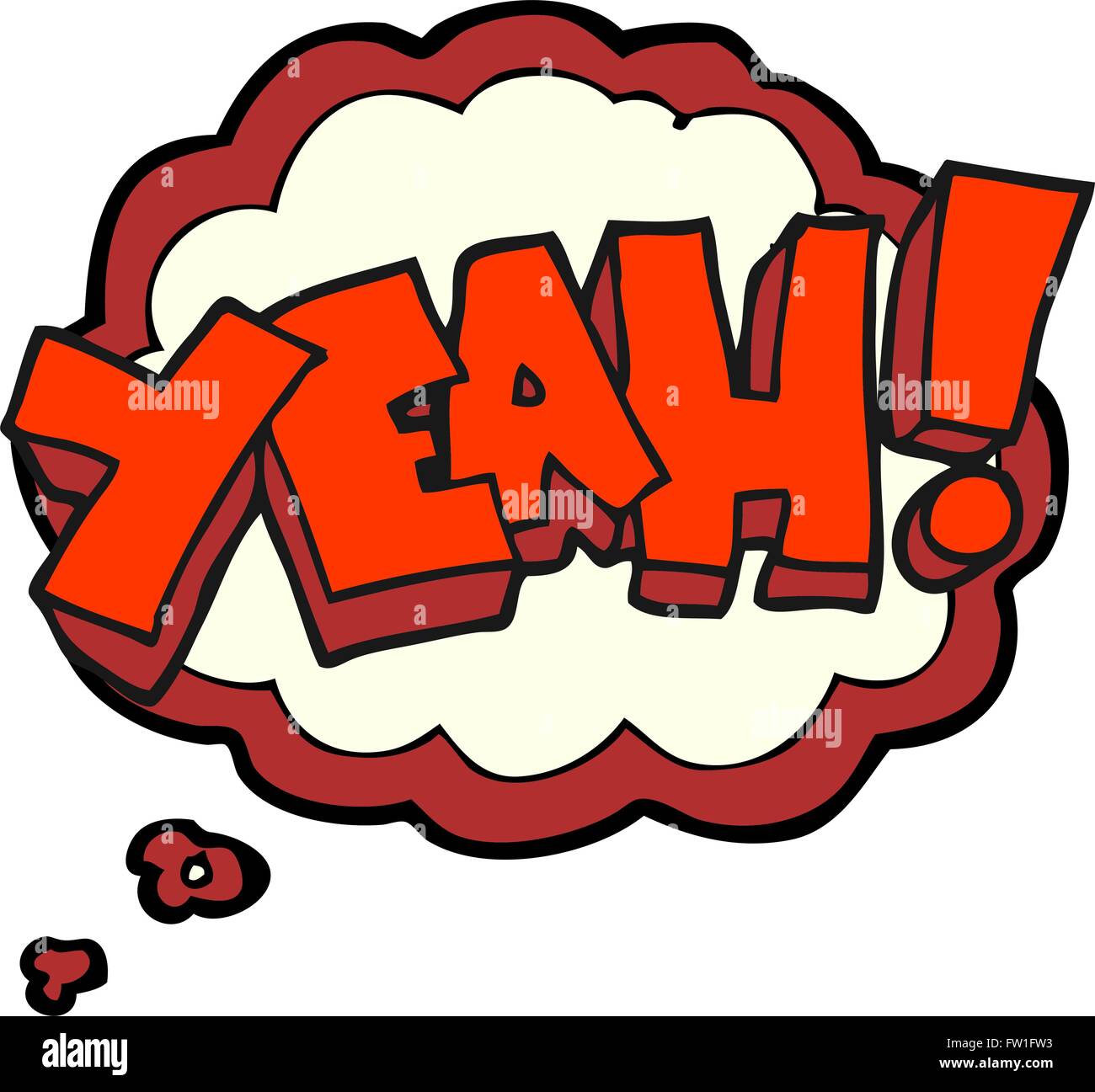 Cartoon yeah shout hi-res stock photography and images - Alamy