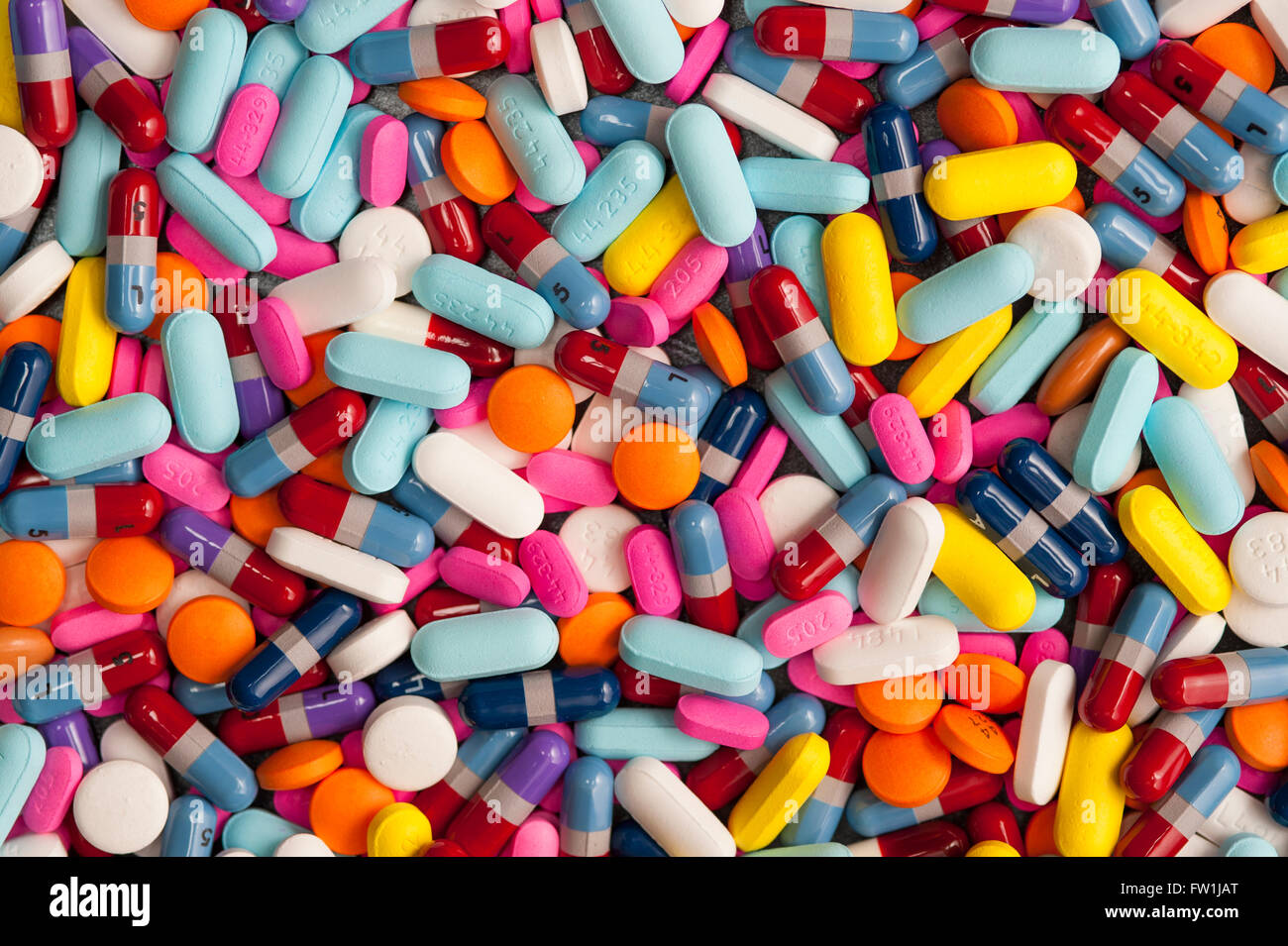 Multicolored drugs hi-res stock photography and images - Alamy