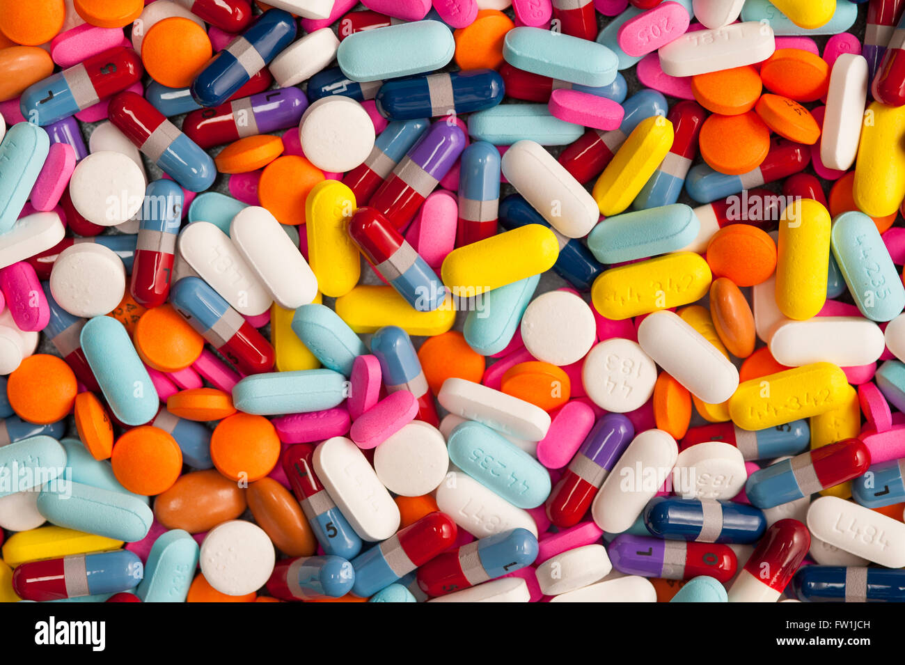 Multicolored drugs hi-res stock photography and images - Alamy
