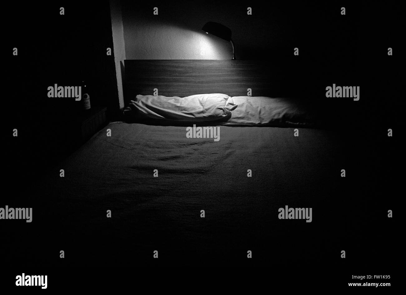 Empty abandoned motel Black and White Stock Photos & Images - Alamy