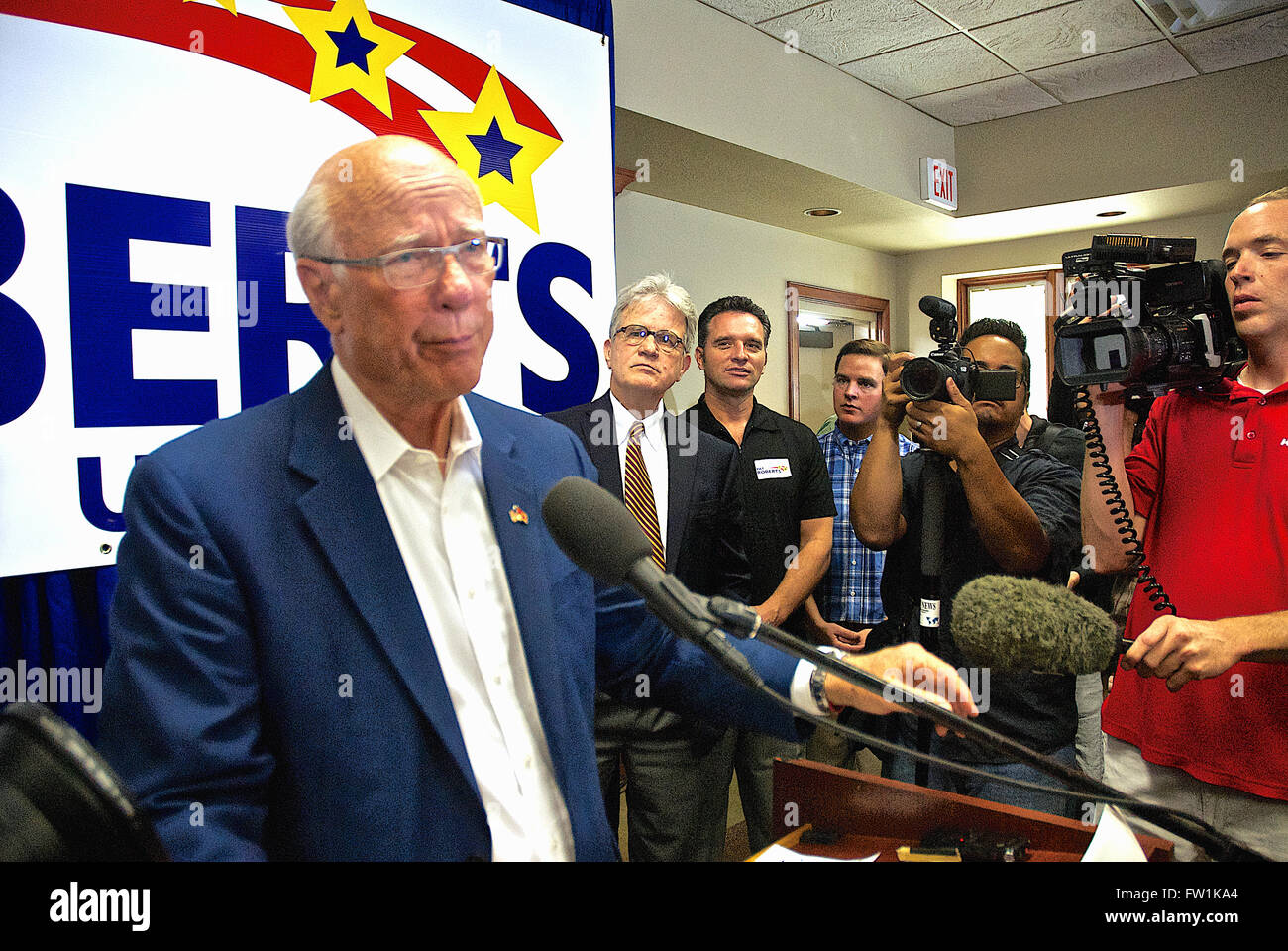 WICHITA, KANSAS- OCTOBER 9: Senator Pat Roberts is joined today October ...