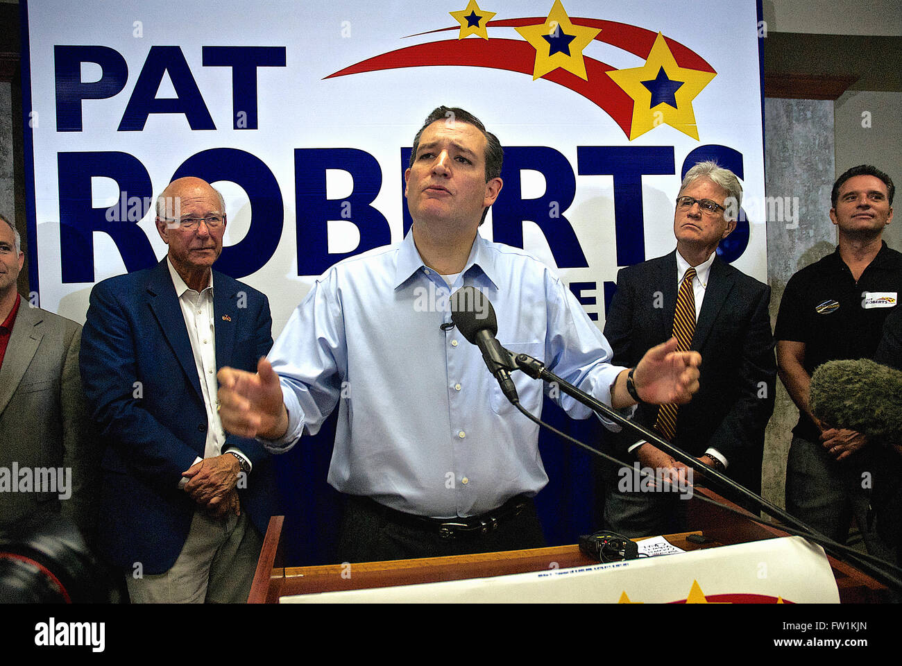 Wichita, Kansas, USA, 9th October, 2014 Senator Ted Cruz (R-TX) at ...