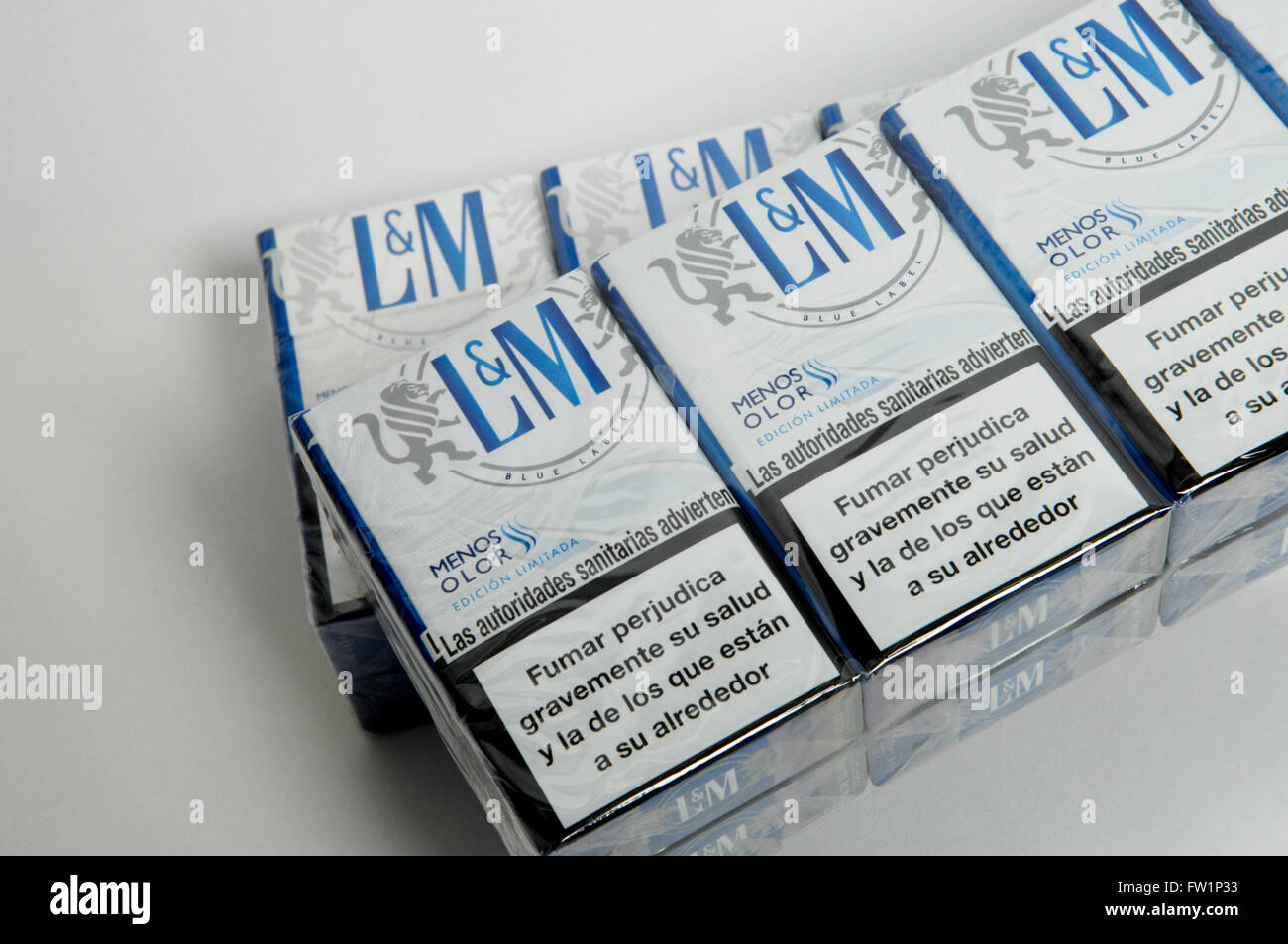 L&M Cigarettes,a brand of produced by Altria Group, Inc. on sale in a ...