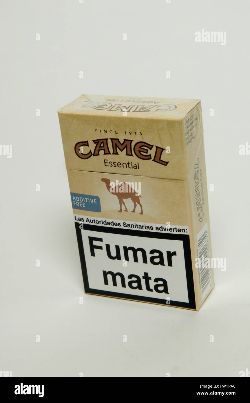 Camel Essential Packet Tobacco Cigarettes Stock Photo - Alamy