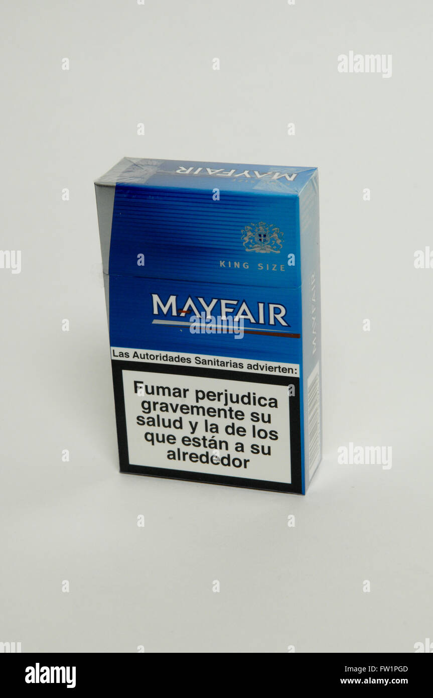 Mayfair cigarettes hi-res stock photography and images - Alamy
