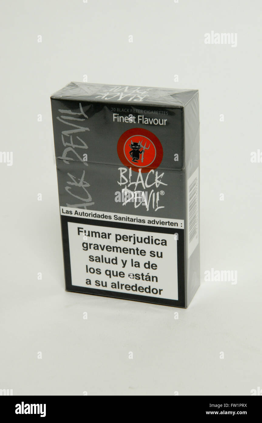 Black Devil Cigarettes Smoke