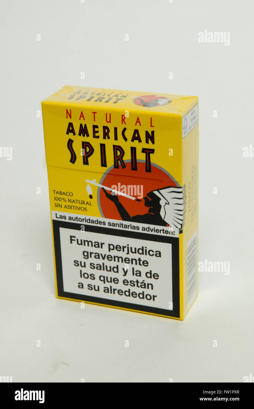 Natural American Spirit Tobacco Packet Stock Photo - Alamy