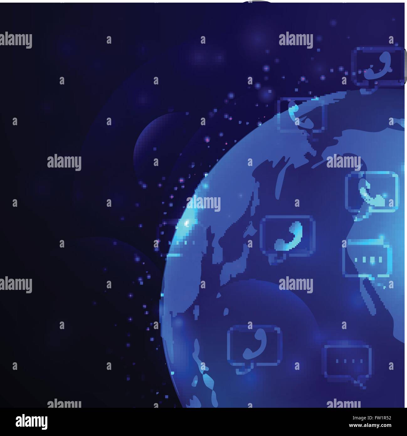 World receivers Stock Vector Images - Alamy