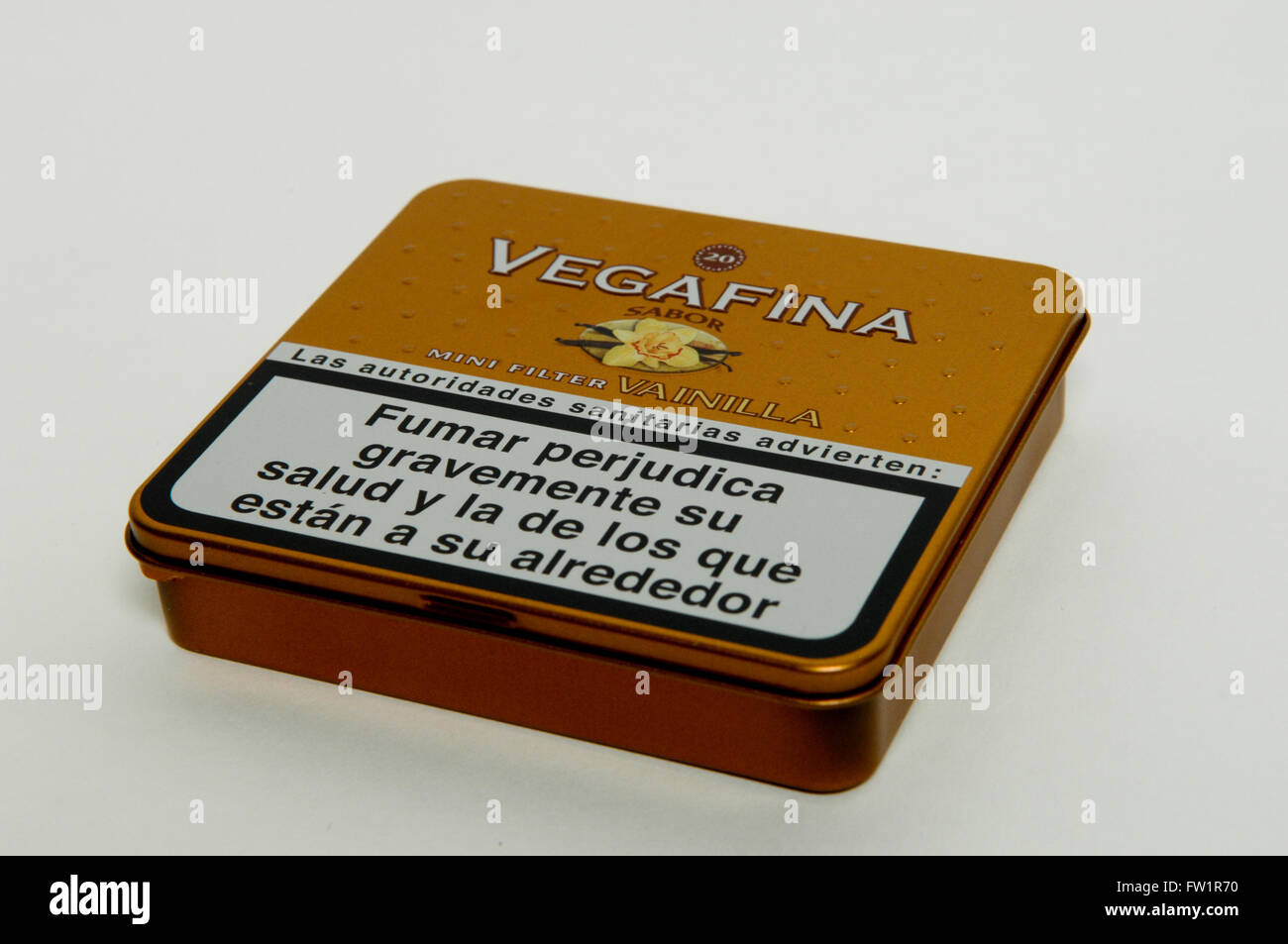 Vegafina Mini Filter Aromatico Cigars Stock Photo - Alamy