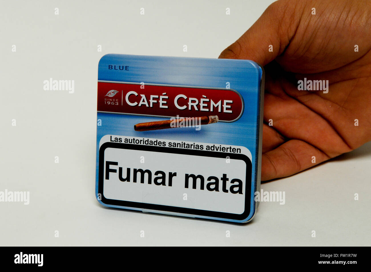 Cafe Cream Cigars Stock Photo - Alamy