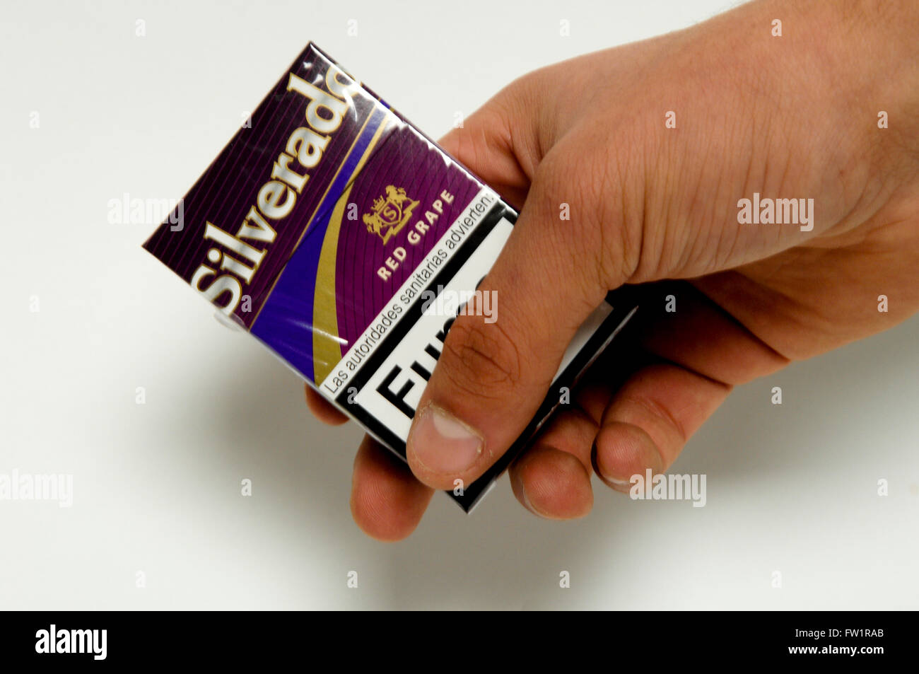 Silverado American Blend Red Grape Cigarettes Stock Photo - Alamy