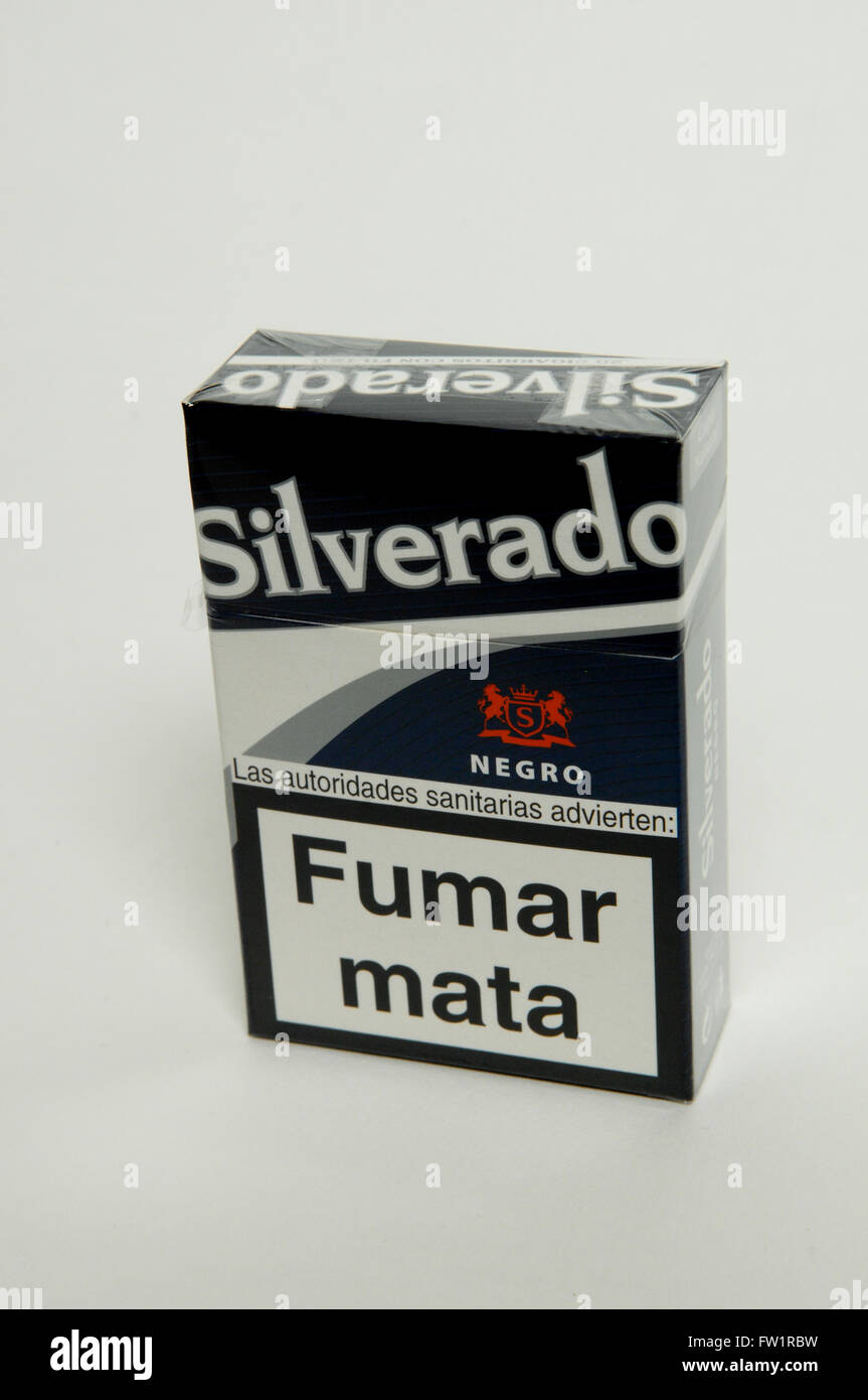 Silverado Negro Cigarettes Stock Photo - Alamy