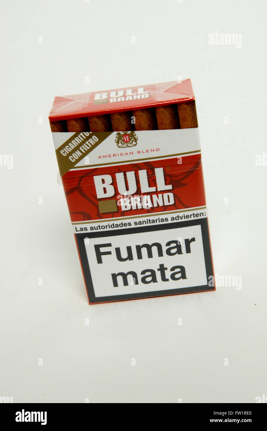 Bull Brand Cigarettes Stock Photo - Alamy