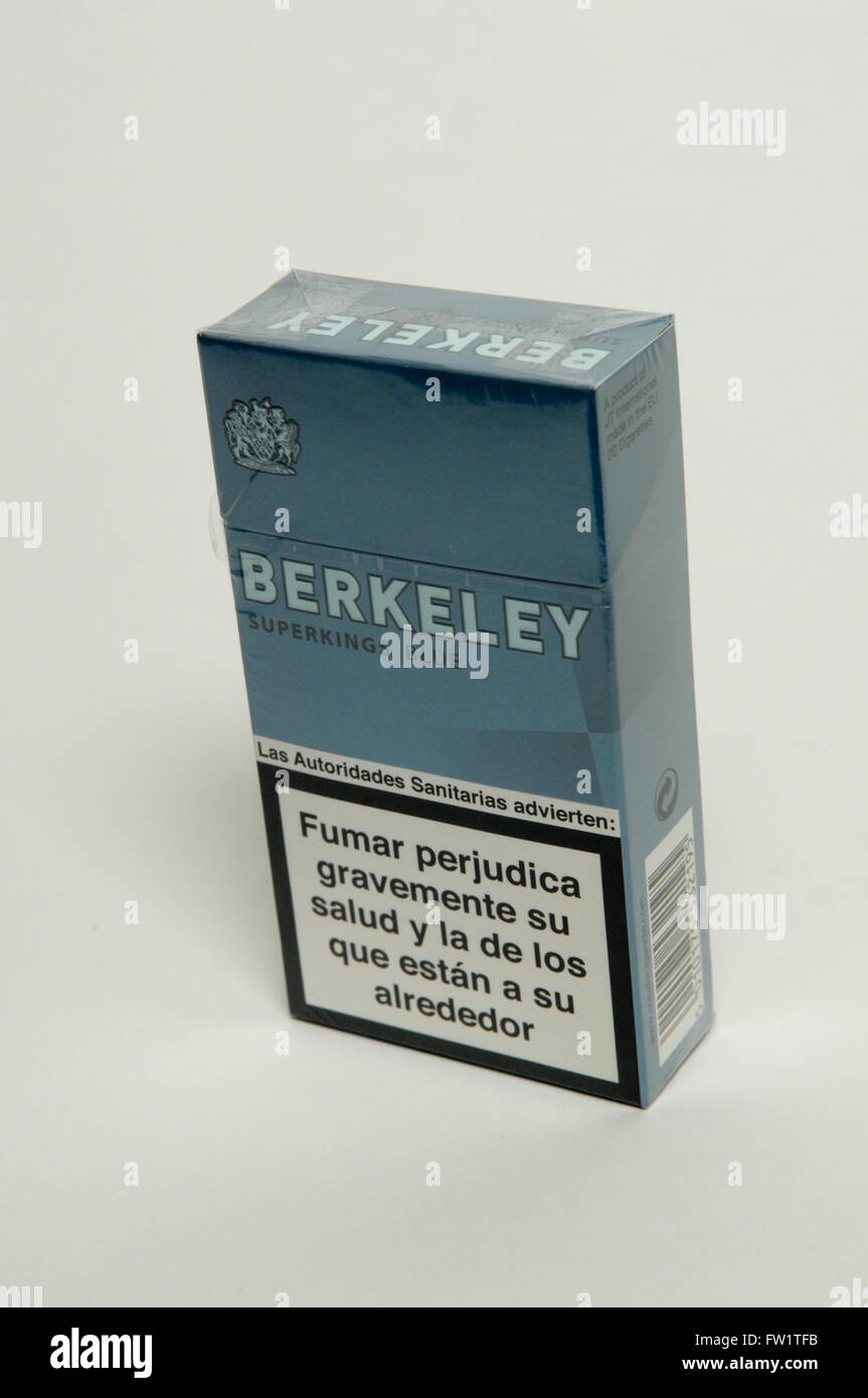 Berkeley Cigarette packet on white background Stock Photo - Alamy