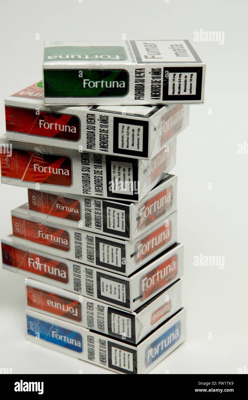 Fortuna tobacco cigarette packet hi-res stock photography and images ...