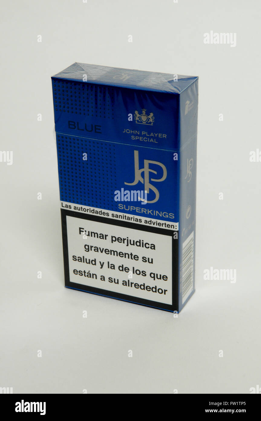 John player blue cigarette packet hi-res stock photography and images ...