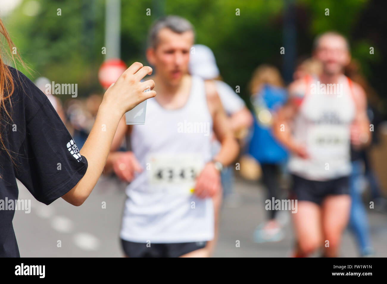 Marathon race start point hi-res stock photography and images - Alamy