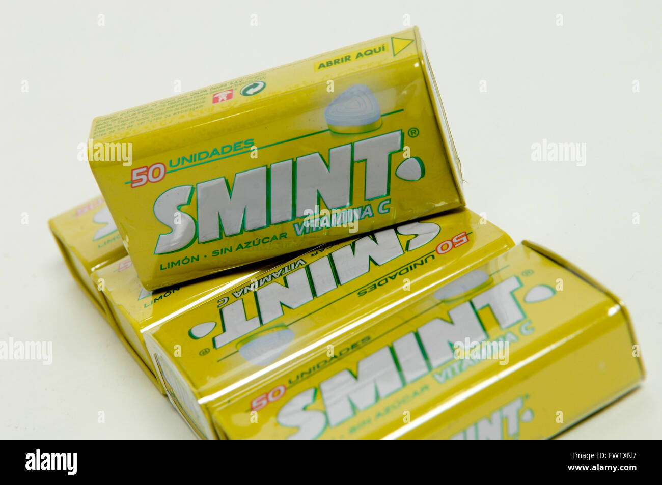 Smint breath mints produced by Spanish multinational Chupa Chups Stock ...
