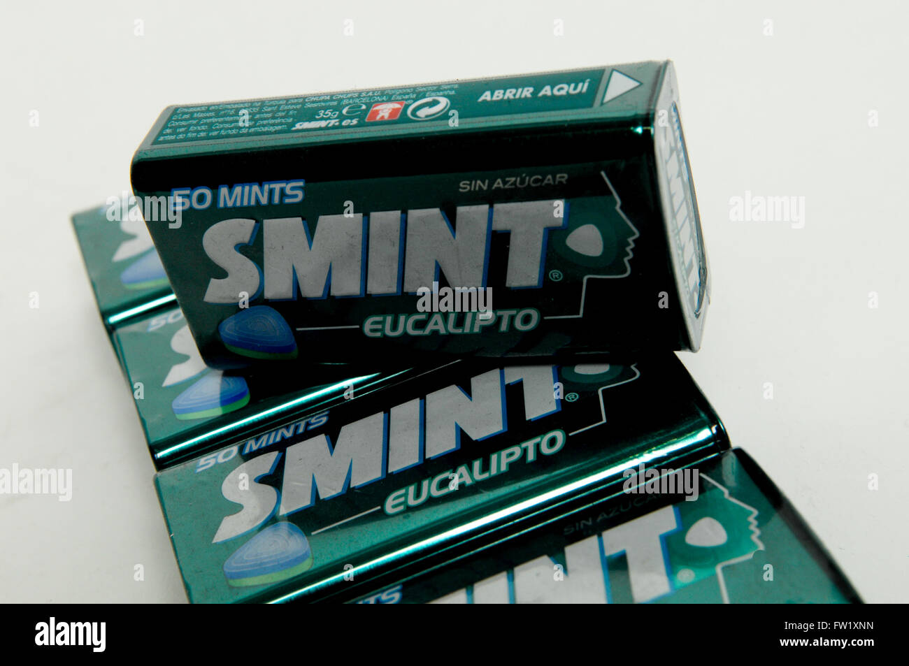 Smint breath mints produced by Spanish multinational Chupa Chups Stock ...